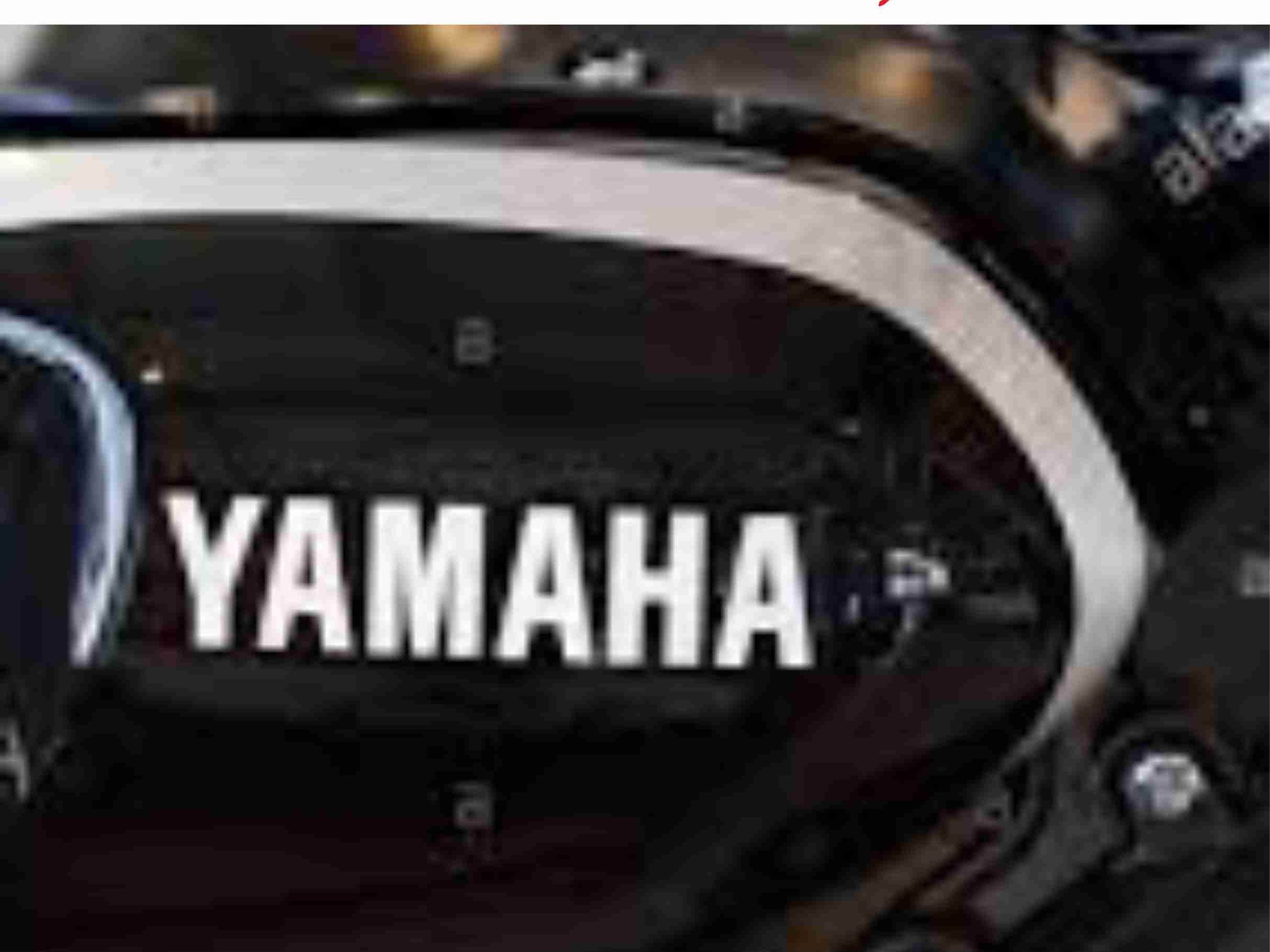 Yamaha Logo Stickers 2x 6" to 24" Premium Vinyl YZF 1000 R1 R6 FZR MT10 ...