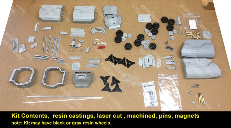 Damnation Alley Landmaster Resin Model Kit_ Unassembled - Etsy