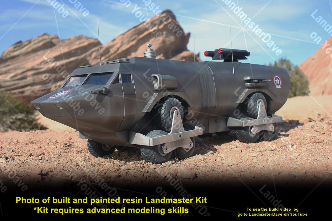 Damnation Alley Landmaster Resin Model Kit_ Unassembled - Etsy