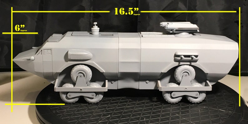 Damnation Alley Landmaster Resin Model Kit_ Unassembled - Etsy