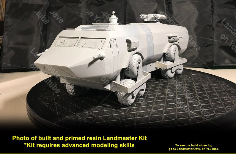 Damnation Alley Landmaster Resin Model Kit_ Unassembled - Etsy