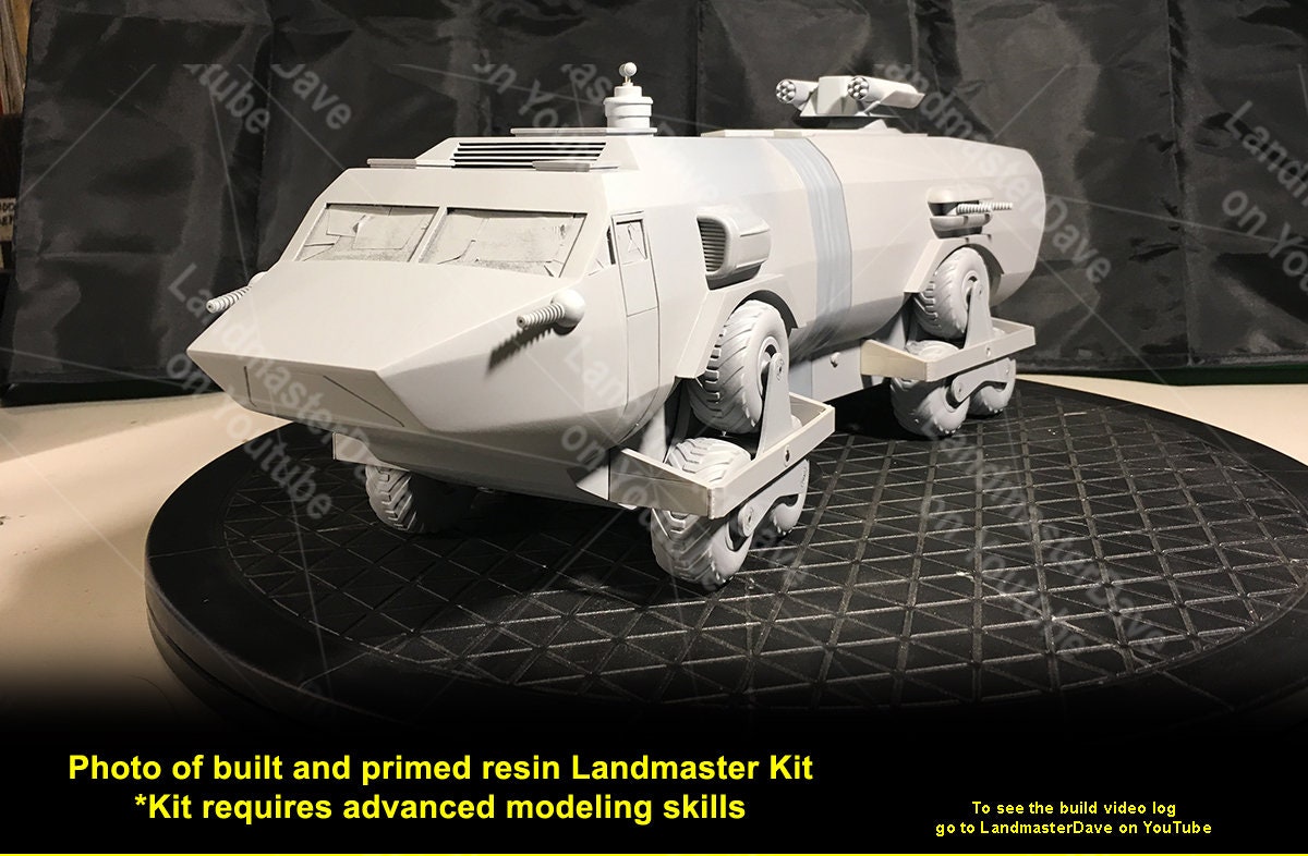 Damnation Alley Landmaster Resin Model Kit_ Unassembled - Etsy