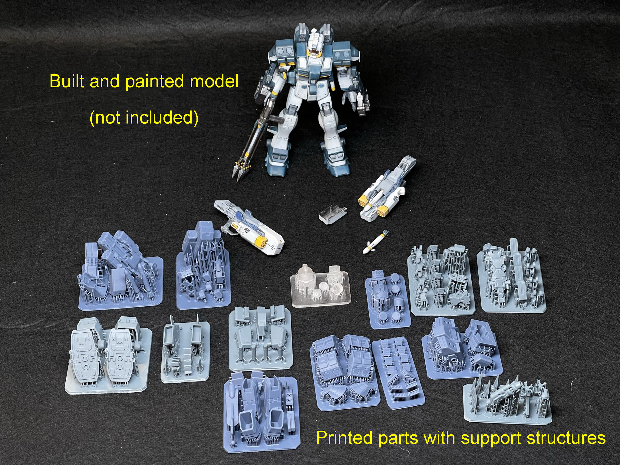 RAG79 Aqua GM 1/144 Resin Conversion Kit Parts_ GUNPLA Gundam RGM-79 ...