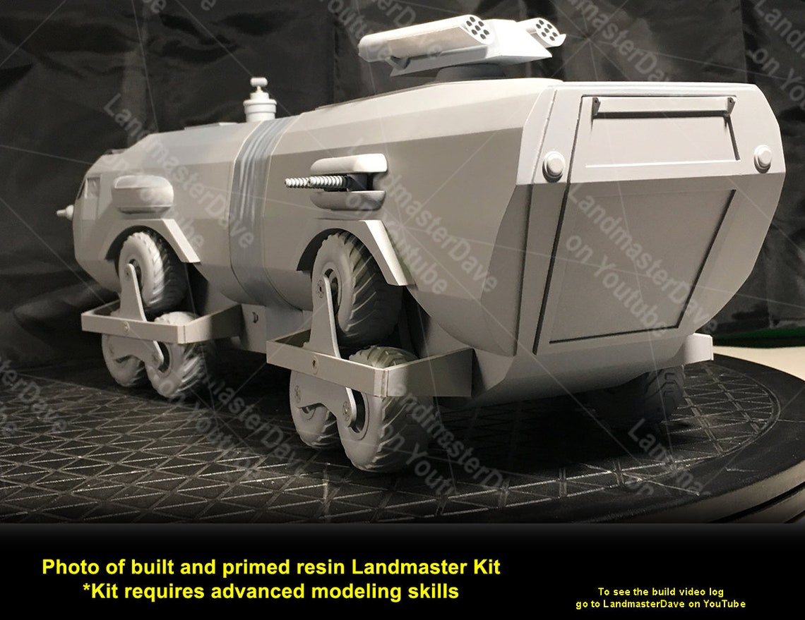 Damnation Alley Landmaster Resin Model Kit_ Unassembled - Etsy