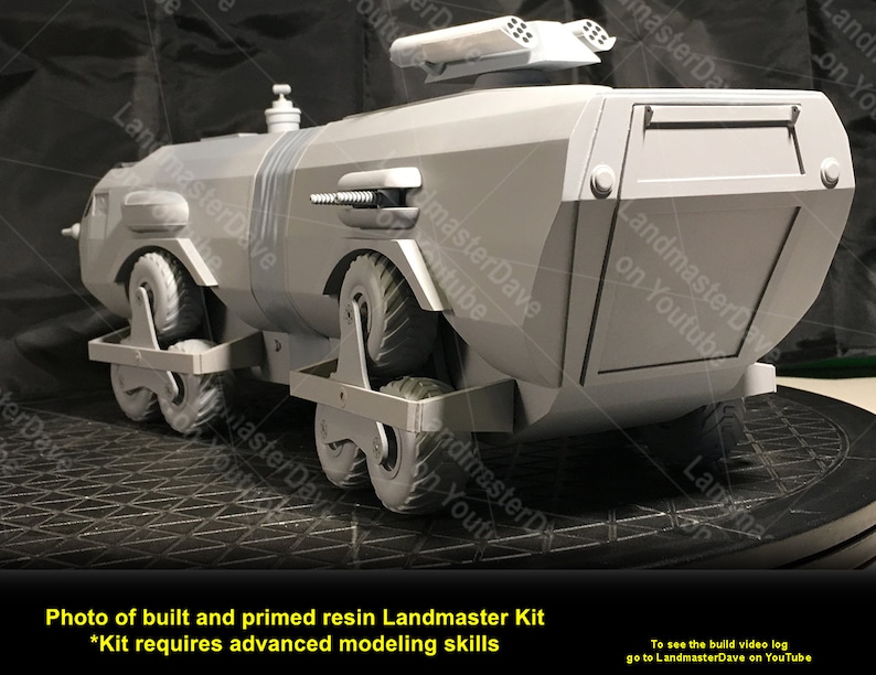 Damnation Alley Landmaster Resin Model Kit_ Unassembled - Etsy