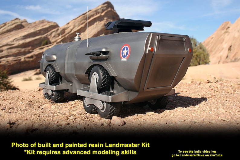 Damnation Alley Landmaster Resin Model Kit_ Unassembled - Etsy