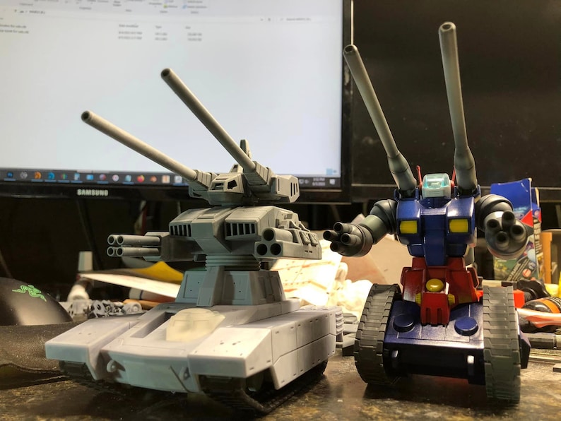 RMV1 Guntank Custom 3d Printed 1/144 Untrimmed Unassembled Resin Model ...