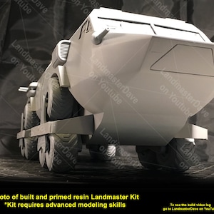 Damnation Alley Landmaster Resin Model Kit_ Unassembled - Etsy