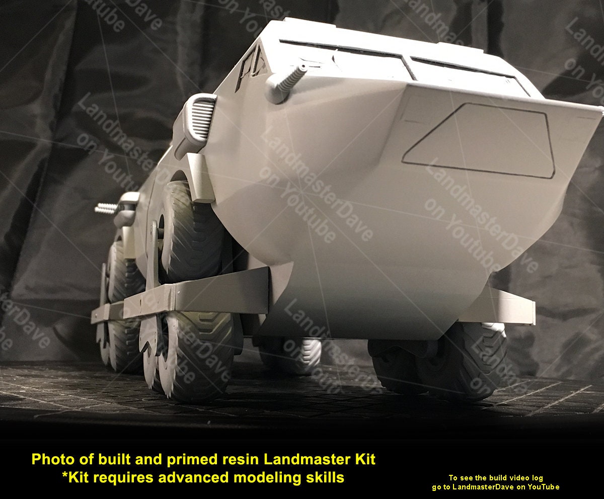 Damnation Alley Landmaster Resin Model Kit_ Unassembled - Etsy