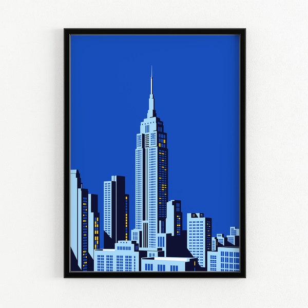 Empire State Building Wall Art - Etsy