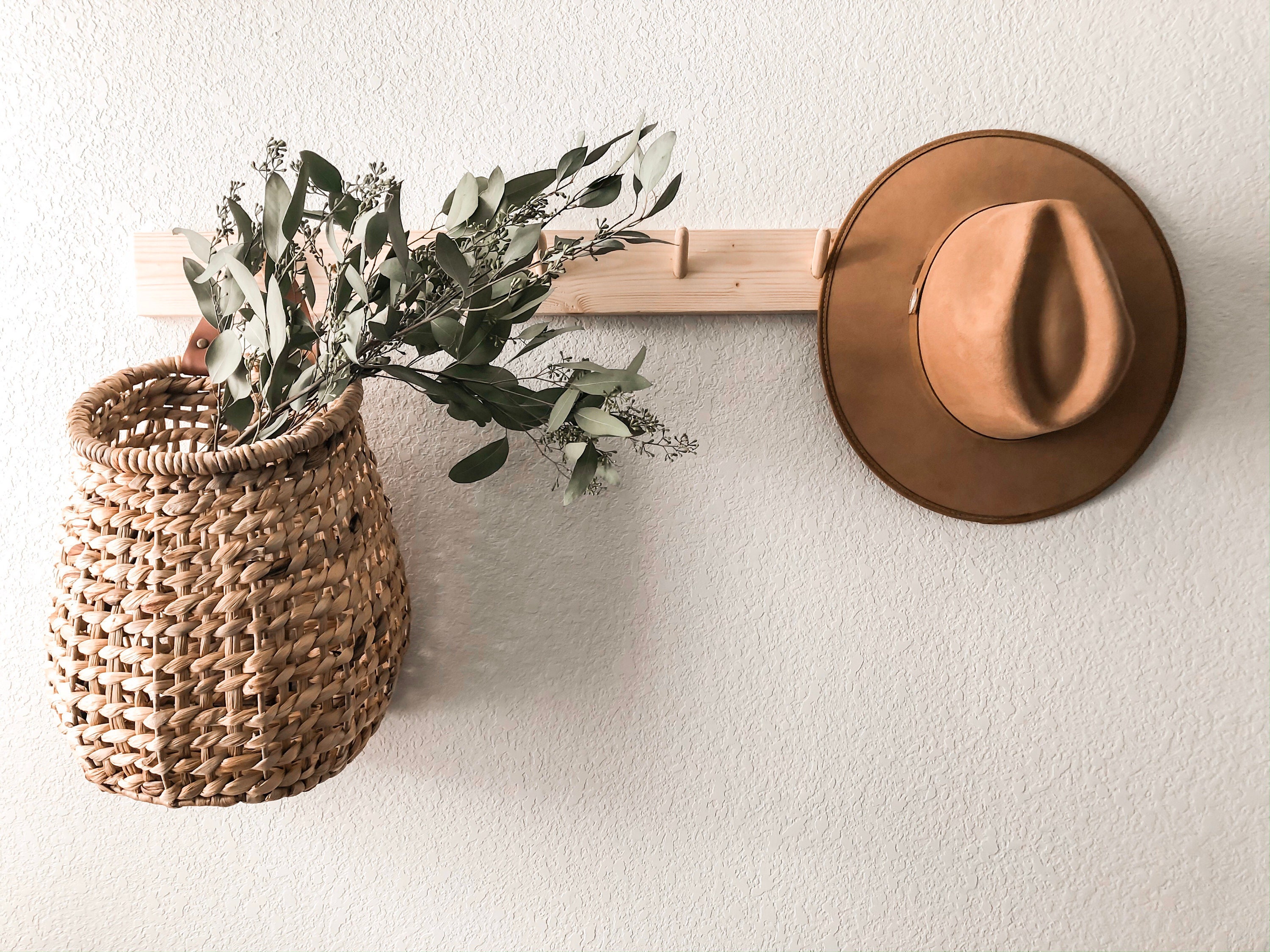 Wooden Peg Rail / Peg Rack FREE SHIPPING - Etsy