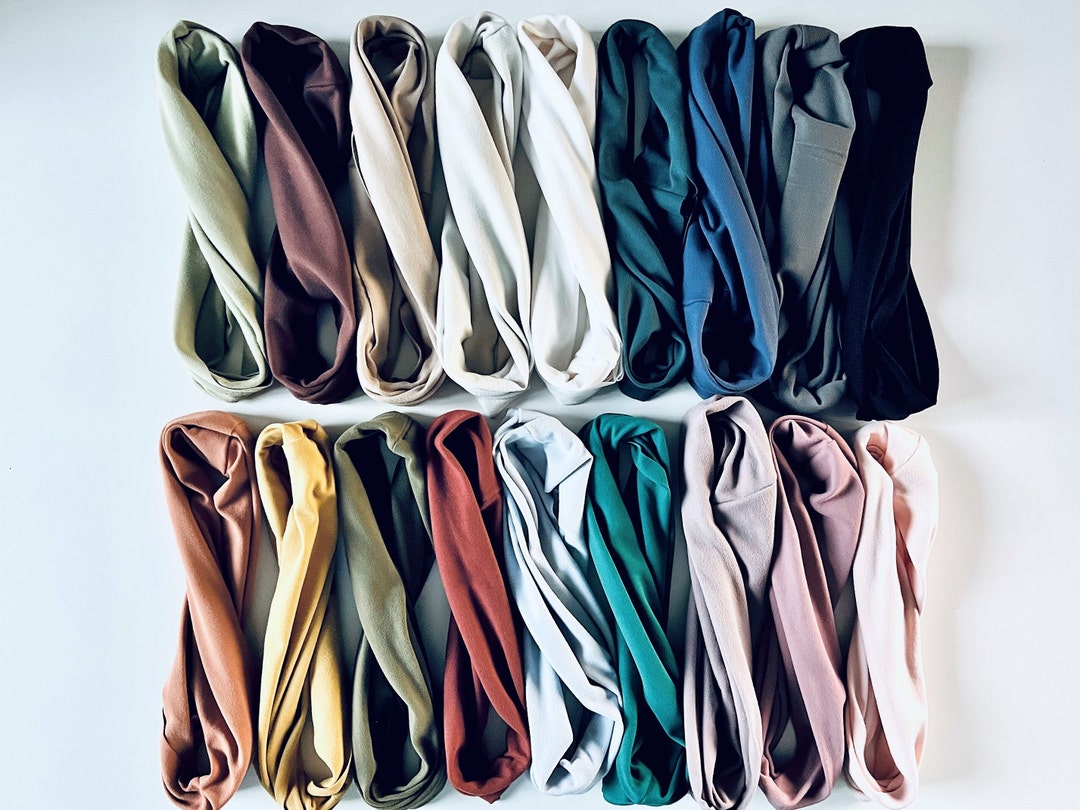 Neck Gaiter for Women, Super SOFT Tube Scarf, Leopard Print and Solid ...