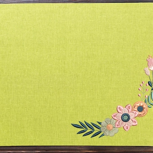 Frame Flowers Machine Embroidery Design, Flower Wreath Embroidery ...