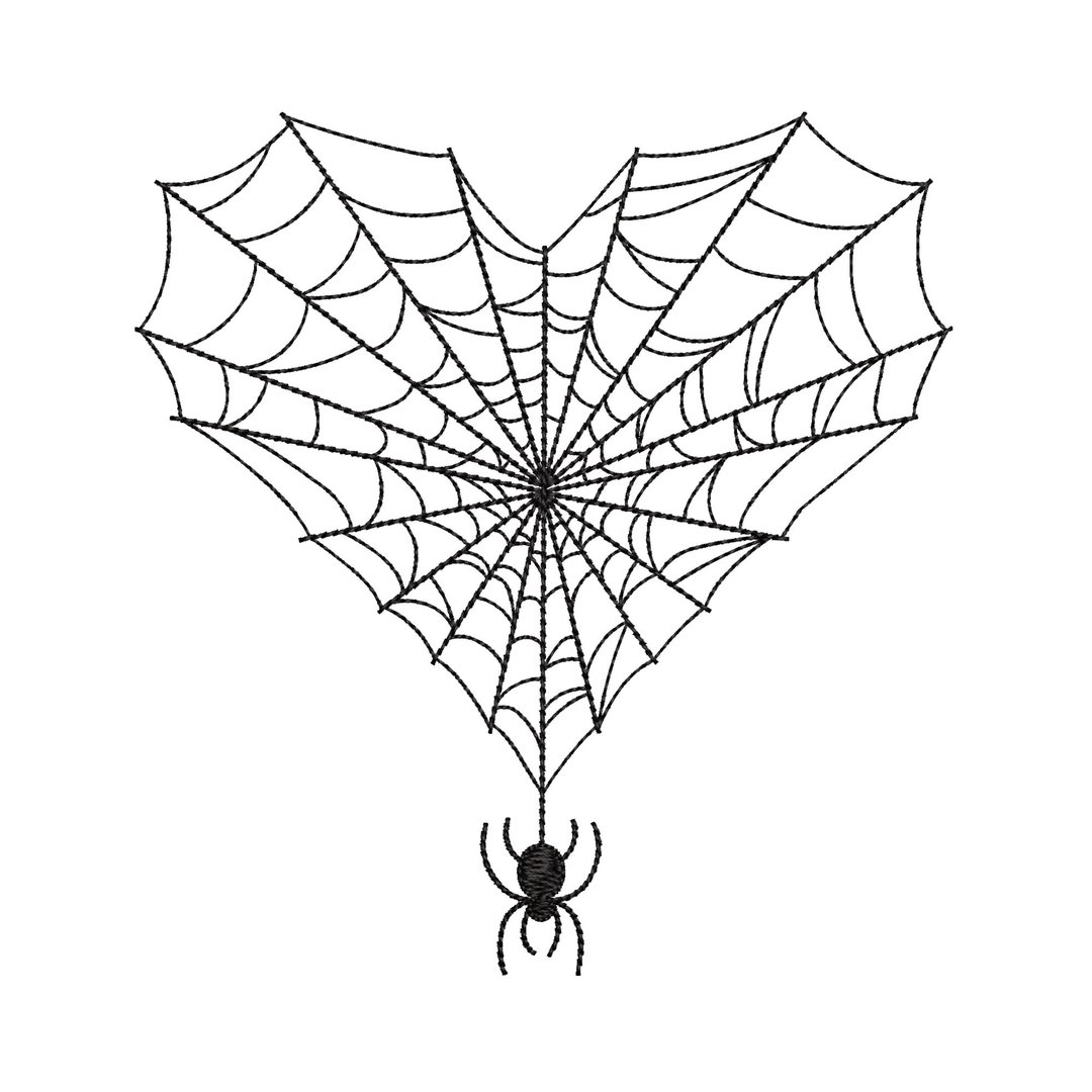 Spider Embroidery Design Spider Patch Machine Embroidery - Etsy