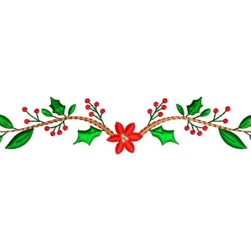 Christmas Border Machine Embroidery Design Christmas Candy - Etsy