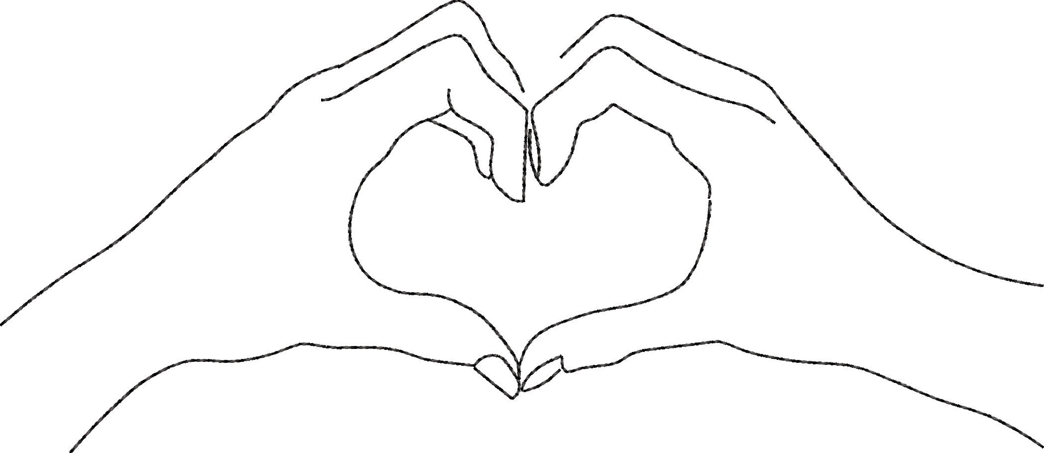 Heart Hands Machine Embroidery Design Valentines Day - Etsy