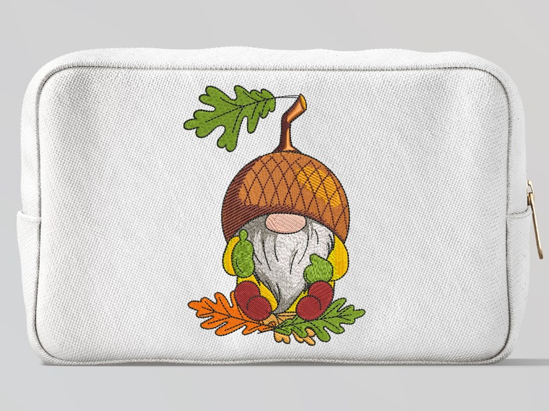 Acorn Gnome Embroidery Design Fall Gnome Embroidery Pattern - Etsy