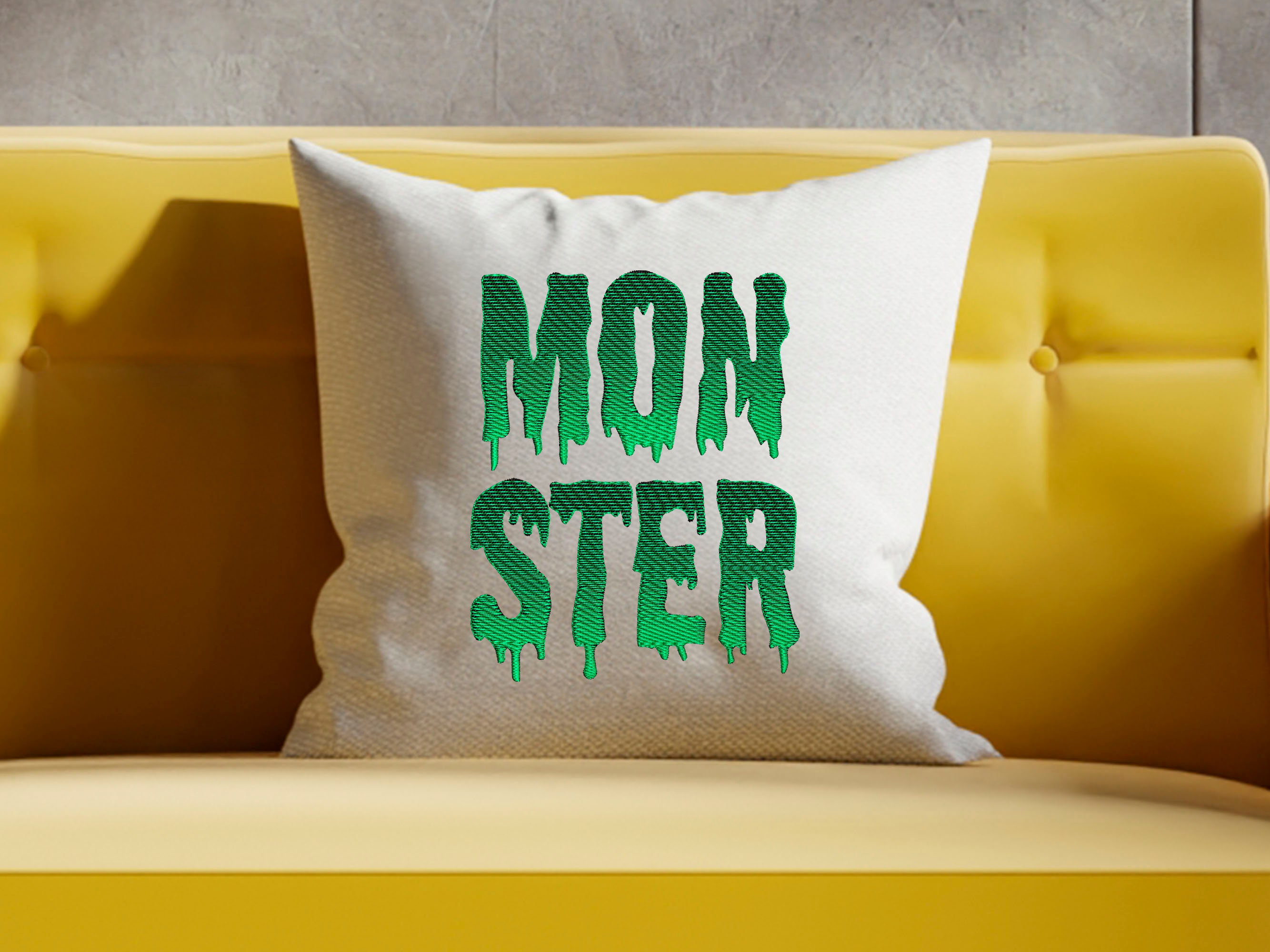 Monster Machine Embroidery Design Halloween Embroidery - Etsy