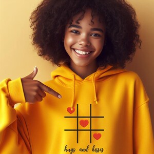 Tic-tac-toe Hugs and Kisses Heart Machine Embroidery Design, Romantic ...