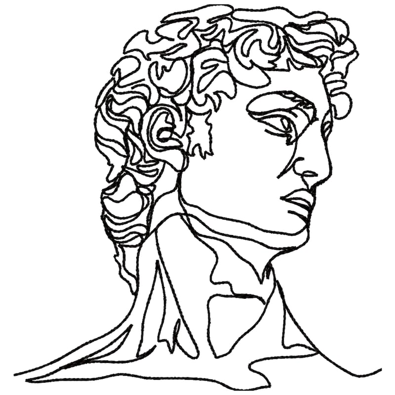 David Statue - Etsy