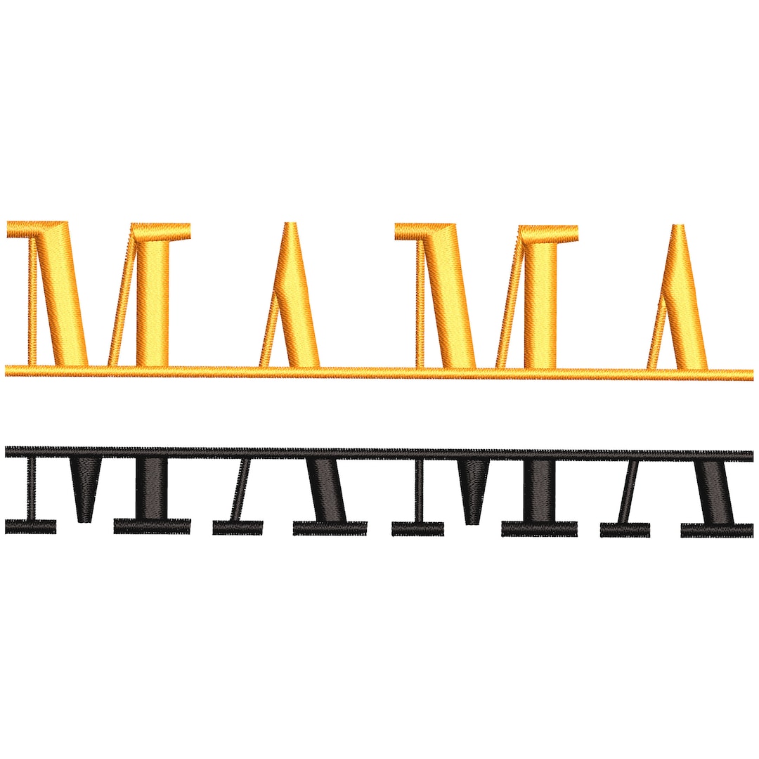 Mama Frame Embroidery Design, Mother Split Machine Embroidery Pattern ...
