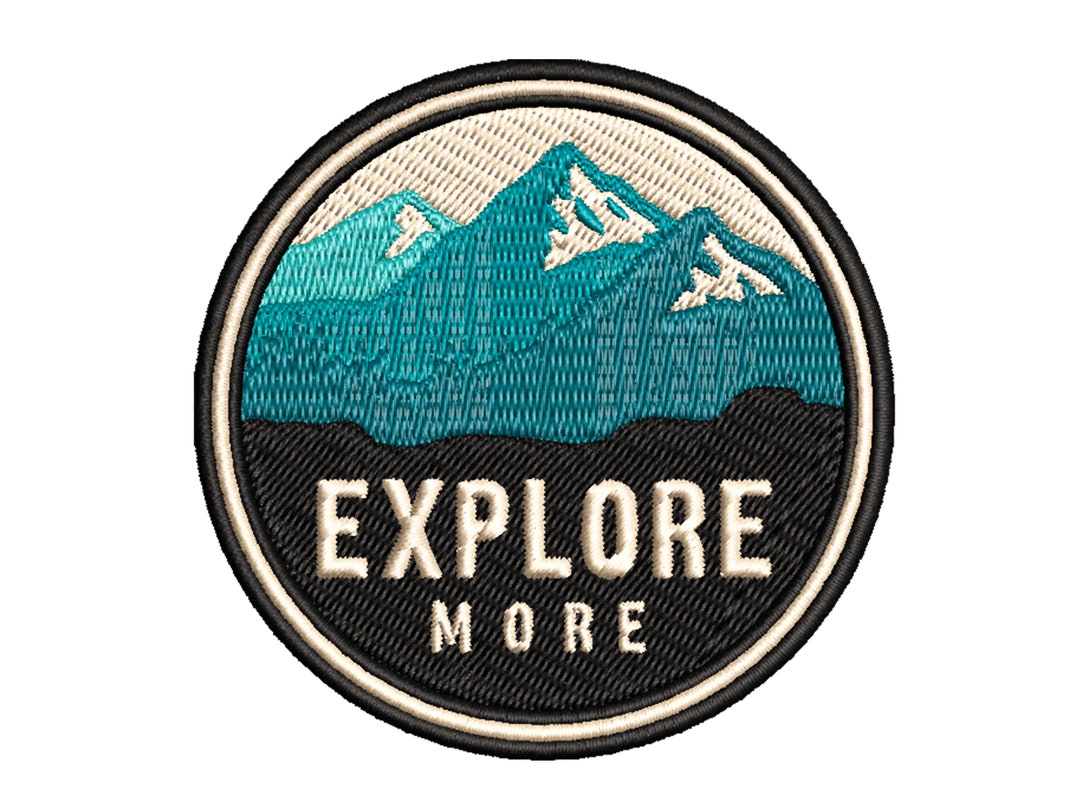 Mountain Machine Embroidery Design Outdoor Adventure Patch - Etsy