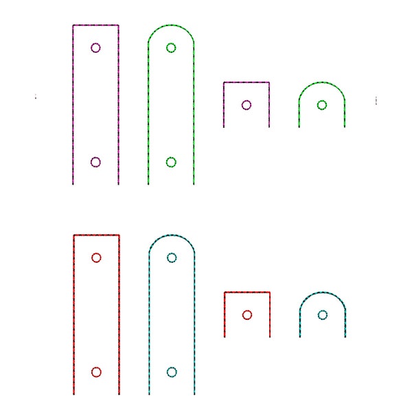 Snap Tab Embroidery File - Etsy