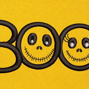 Boo Machine Embroidery Design Halloween Embroidery Pattern 6 - Etsy