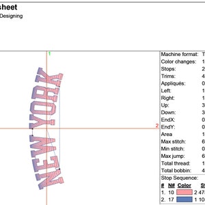 New York Machine Embroidery Design 6 Size - INSTANT DOWNLOAD - Etsy