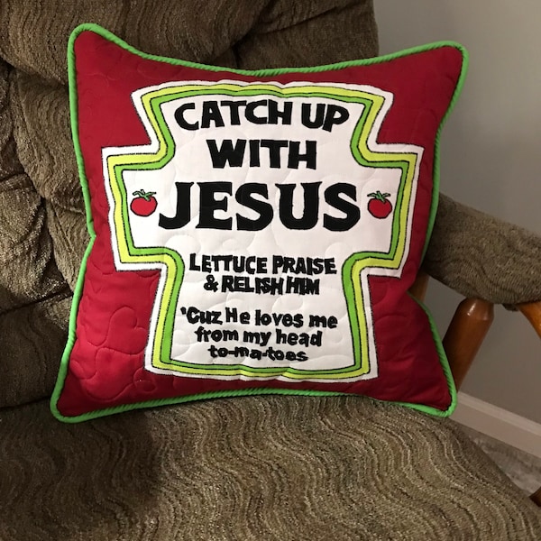 Jesus Pillow - Etsy
