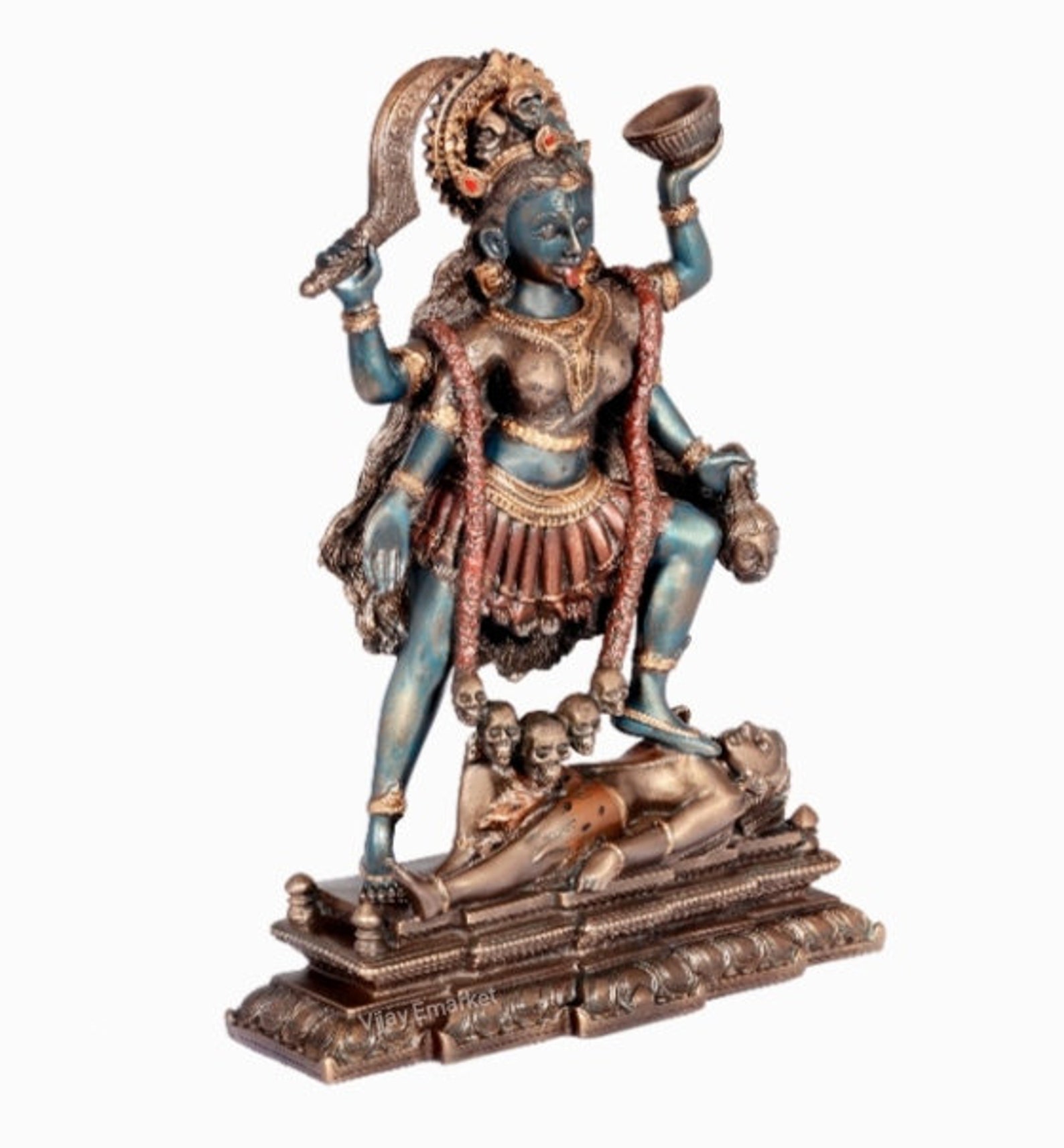 Kalika Statue Bronze Kalika Statue Kalika Idol Best Statue - Etsy