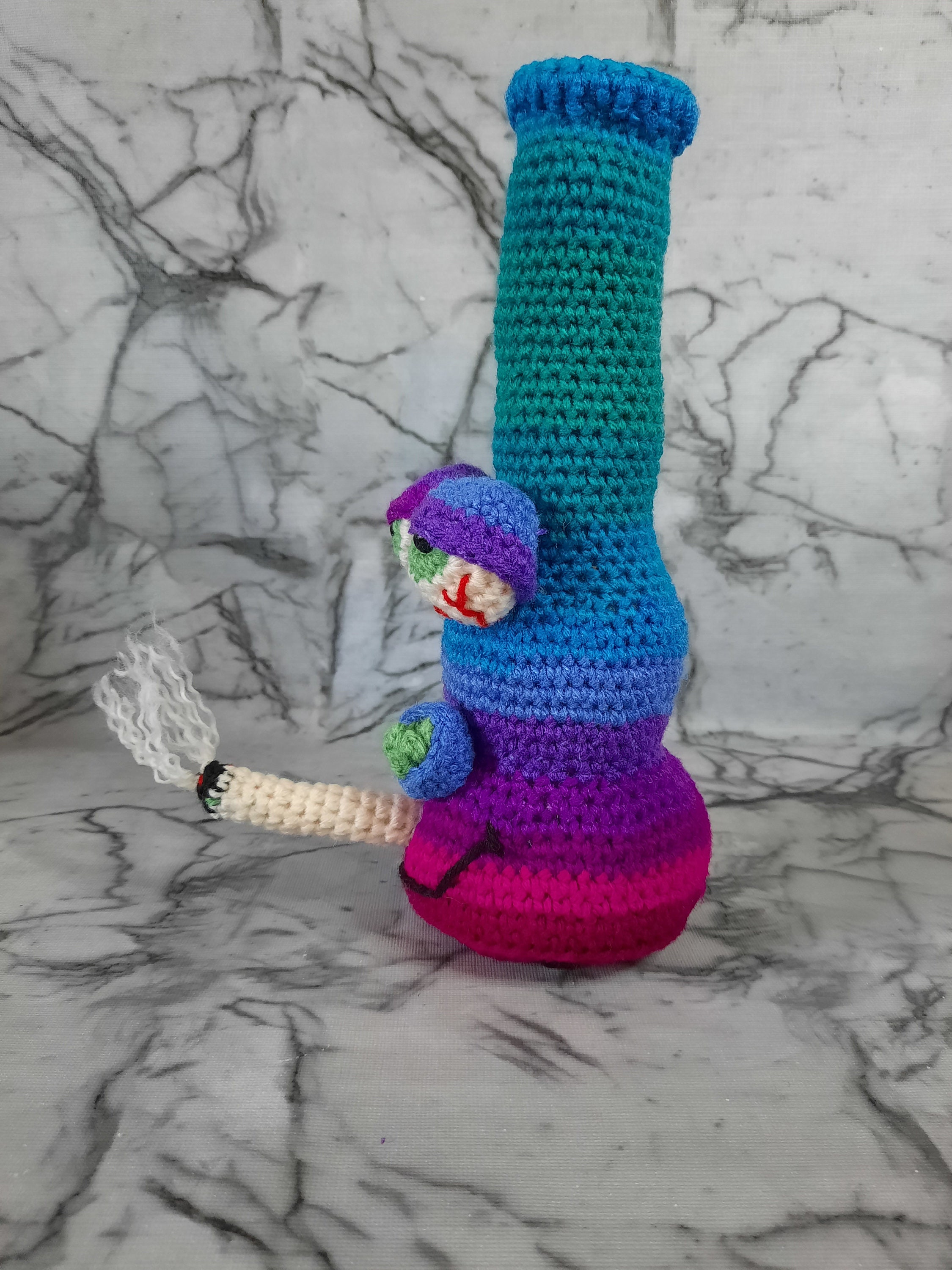Crochet Bong Buddy, Crochet Bong, Plush Bong, Pink Bong, 420, 420 Gift ...