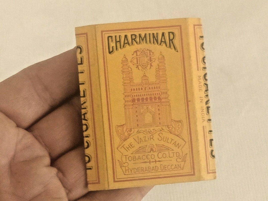 Old Vintage Charminar Cigarettes Packet – Rare Vazir Sultan & Sons ...