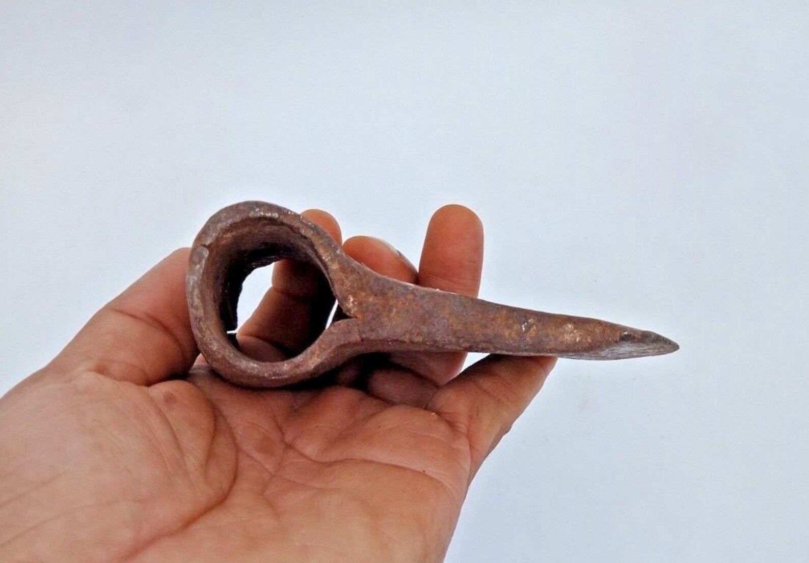 Vintage Hand Forged Wrought Iron Axe Hatchet Tool for Wood Cutting ...