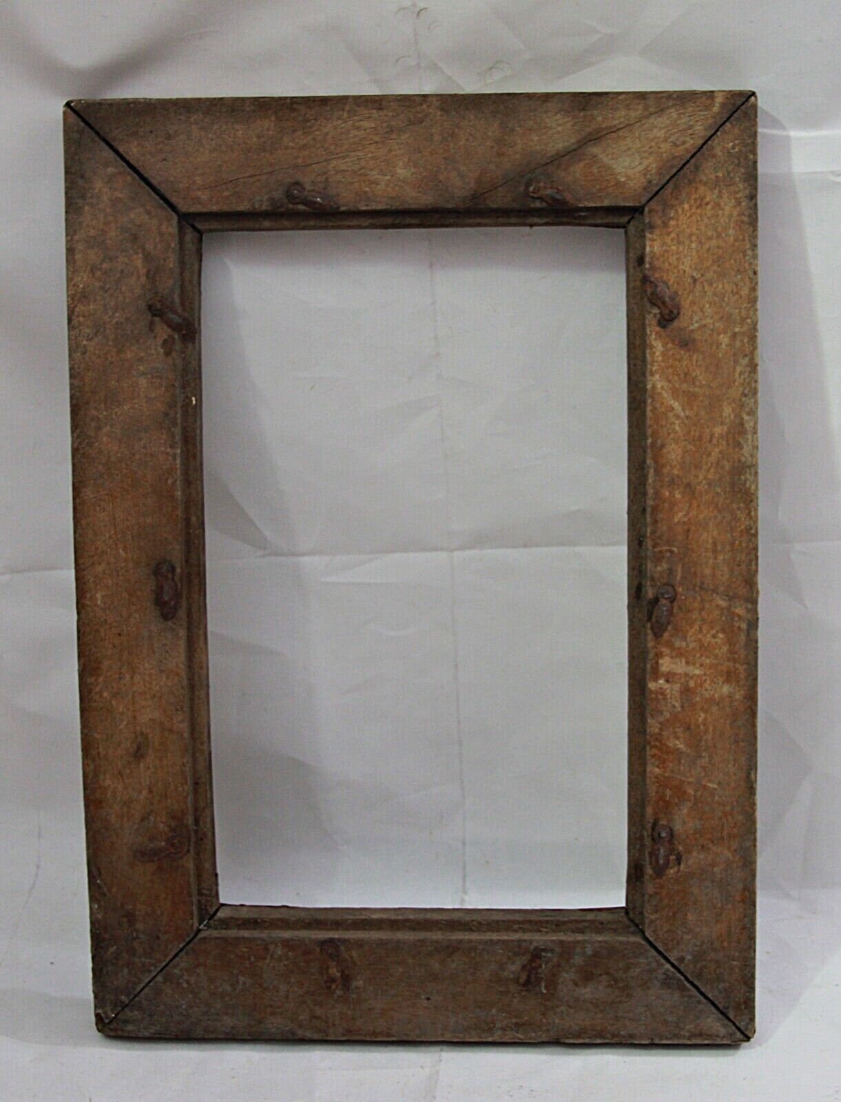 Vintage Hand-carved Wooden Photo Frame 7.5x12.5 in Ribbed Pattern ...