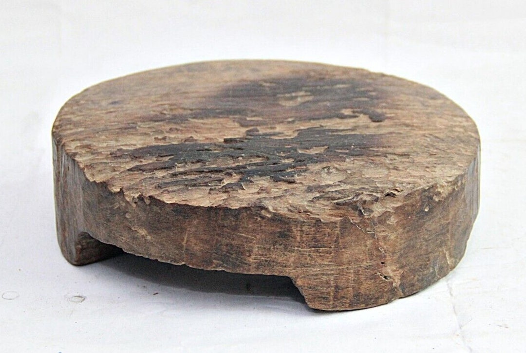 Reviving Tradition: Antique Single Wood Indian Roti Bread - Etsy