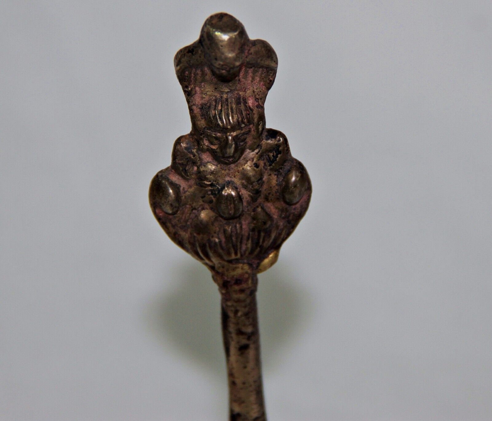 Old Vintage God Garuda Hand Bell, Brass Indian Religious Collectible ...