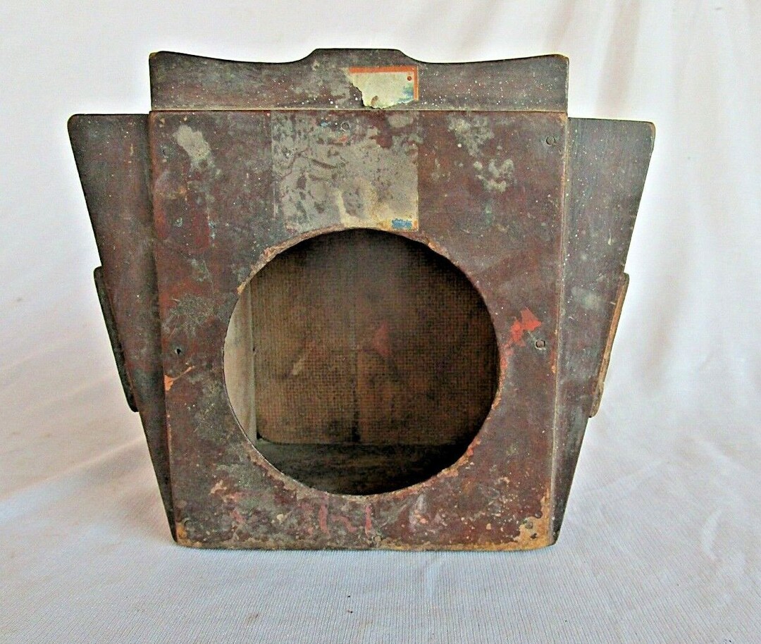 Old Vintage Wooden Show Case Box Rustic Clock Box Multi Purpose Use ...