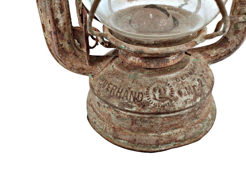 Vintage German Feuerhand Lantern Nr. 275: Kerosene Oil Lamp, Rustic ...