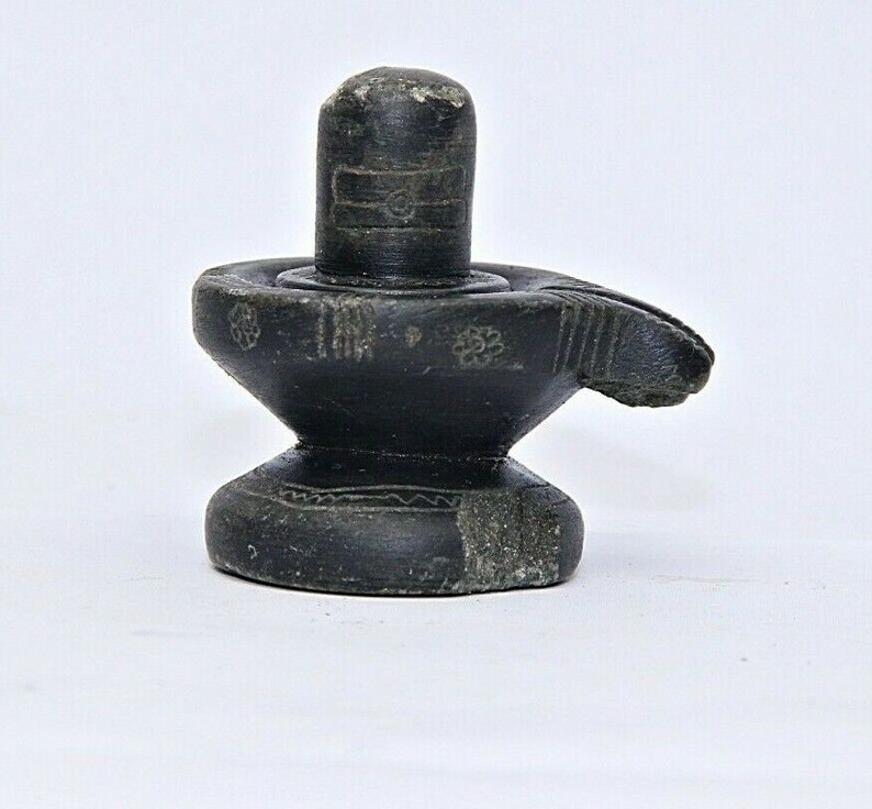 Vintage Marble Handmade Lord Shiva Lingam, Stone Shiva Ling Figurine ...