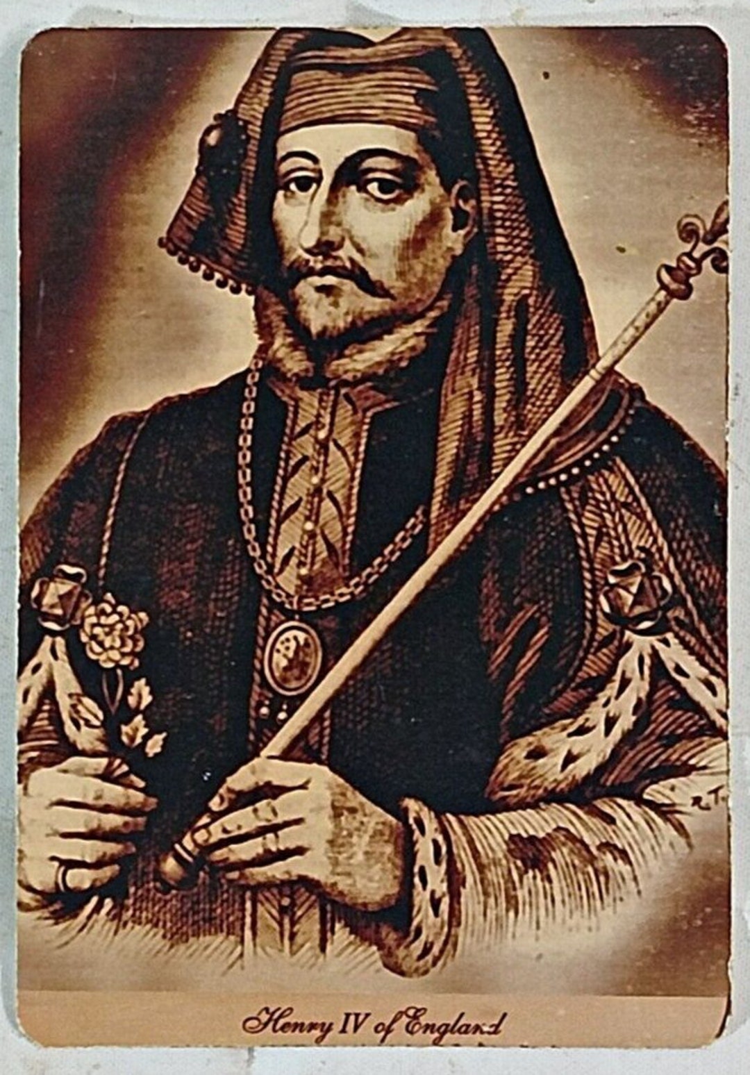 Henry IV of England the King of England Old Picture Postcard Printed in ...