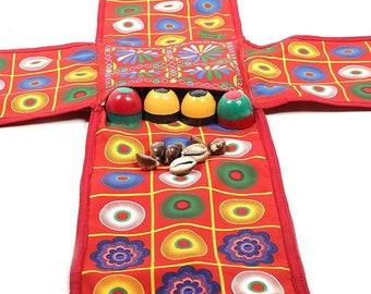 Traditional Chausar Chopad Parcheesi Pachisi Pagade Thayam Ludo Chopat ...