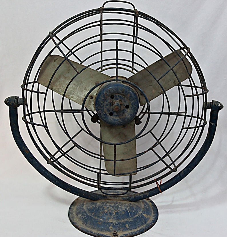 Vintage Metal Electric Fan, Classic Non-working Indian Collectible Fan ...