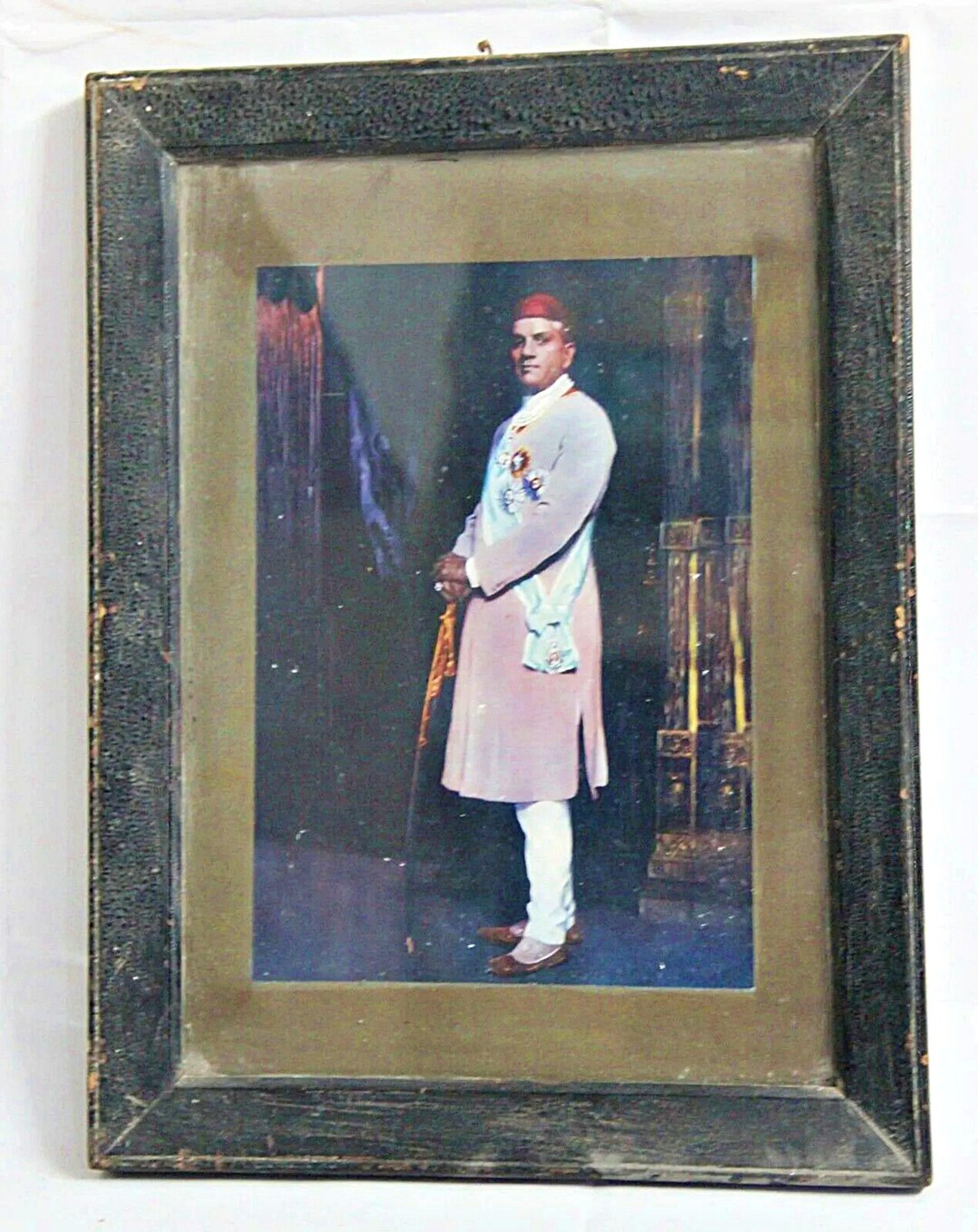 Old Vintage Litho Print of Royal Family Member Beautifully Framed in ...