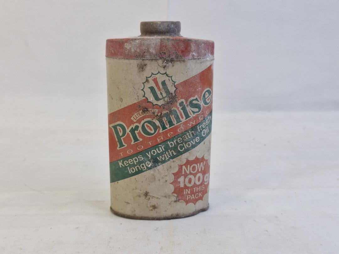 Vintage Container of Promise Tooth Powder 100g, Advertising Collectible ...