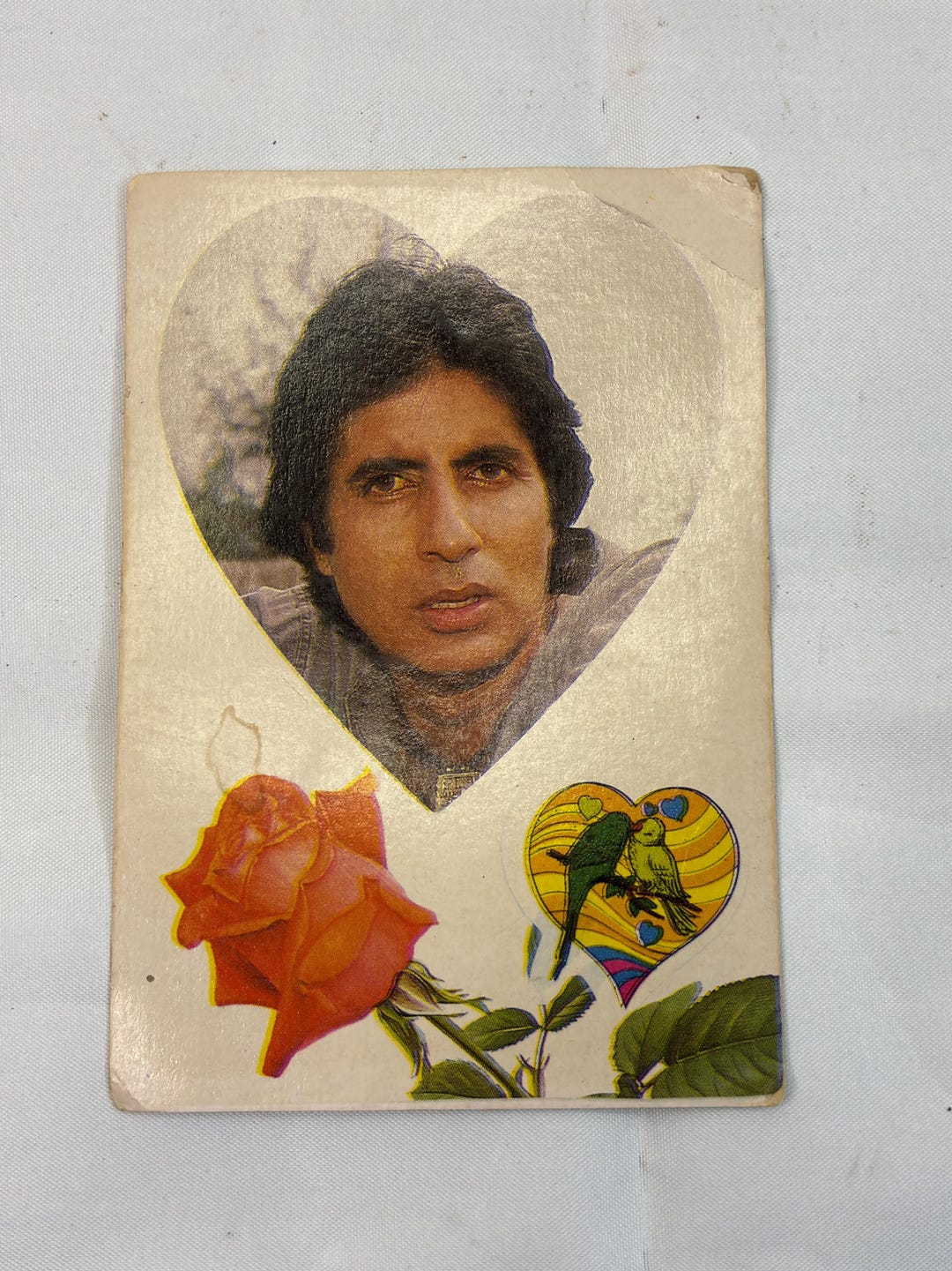 Vintage Picture Postcard of Bollywood Icon Amitabh Bachchan Rare Indian ...