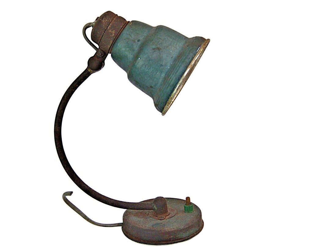 Old Vintage Original Electric Lamp With Brass Holder– Antique Indian ...