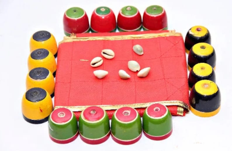 Traditional Ancient Indian Chess Game Chaupar /pachisi Set/ Indian Ludo ...