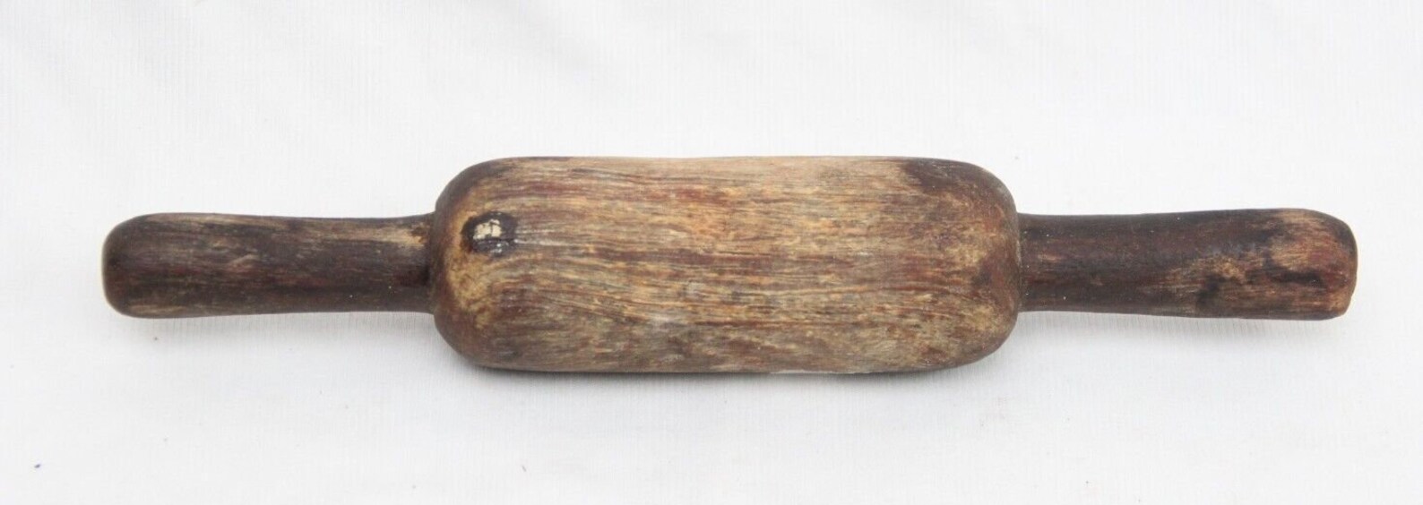 Old Antique Wooden Painted Chapati Rolling Pin Belan Velan Kitchen Tool ...