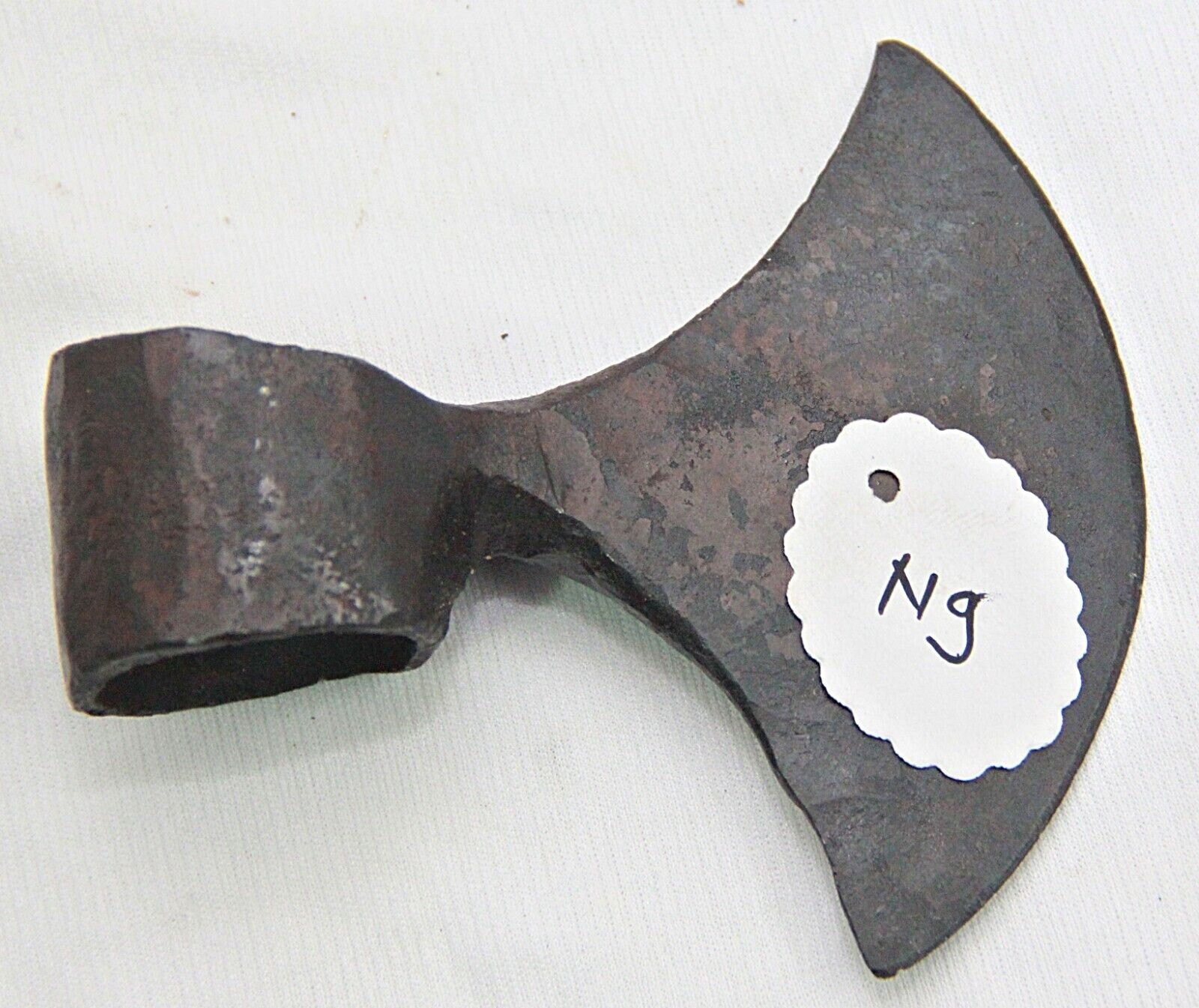 Vintage Hand-forged Indian Rustic Iron Axe Head Collectible Cutting ...